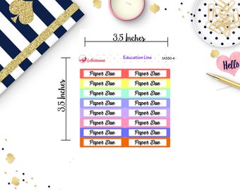 Student planner stickers | Etsy