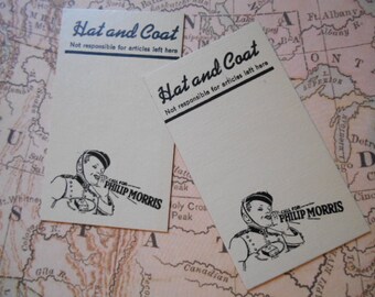 Coat check tags | Etsy