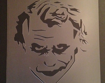Joker stencil | Etsy