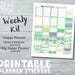 TV Planner Stickers PRINTABLE Keep track of your favorite