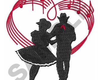 Dance embroidery | Etsy