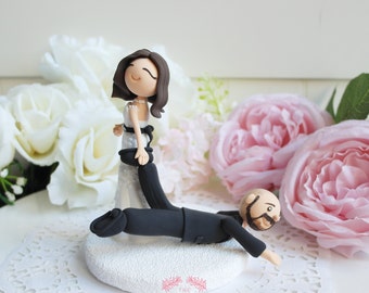 Custom Cake Topper Police Couple