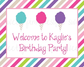 Cotton candy sign | Etsy