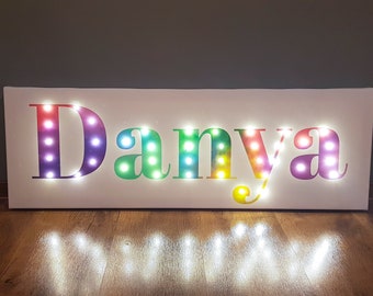 Rainbow letters | Etsy