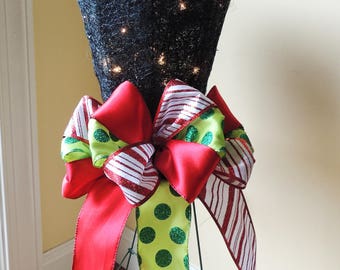 Top hat tree topper | Etsy