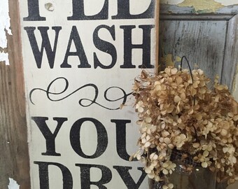 Wash dishes sign | Etsy