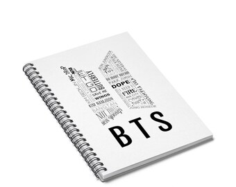 Bts notebook | Etsy