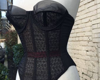 Sheer bullet bra | Etsy