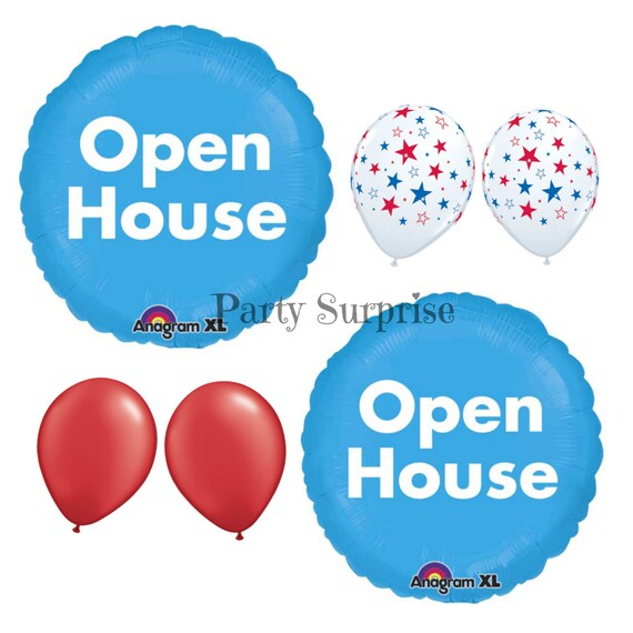 Open House balloons Real Estate Balloons Open House Party
