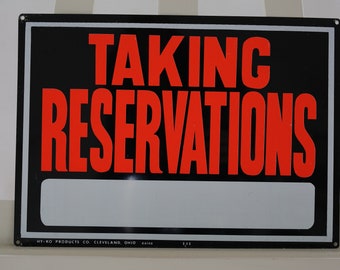 Reservation | Etsy