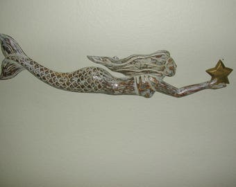 Carved mermaid | Etsy