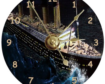 Titanic Cutaway Art Print Poster Vintage Illustration Boat