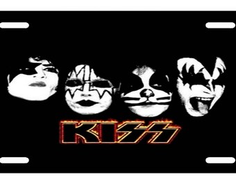 KISS Rock Band Face Paint Counted Cross Stitch Pattern PDF