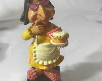 Old lady figurine | Etsy