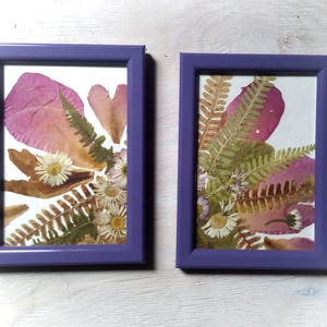Pressed flower art | Etsy