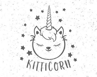 Caticorn svg | Etsy