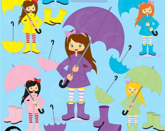 Rainy day clipart | Etsy