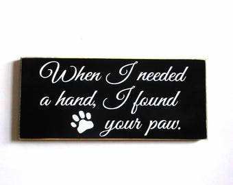 Rescue dog sign | Etsy