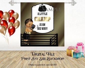 Boxing baby shower | Etsy