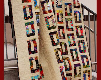 Modern quilt pattern | Etsy