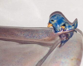 Bluebird pottery | Etsy