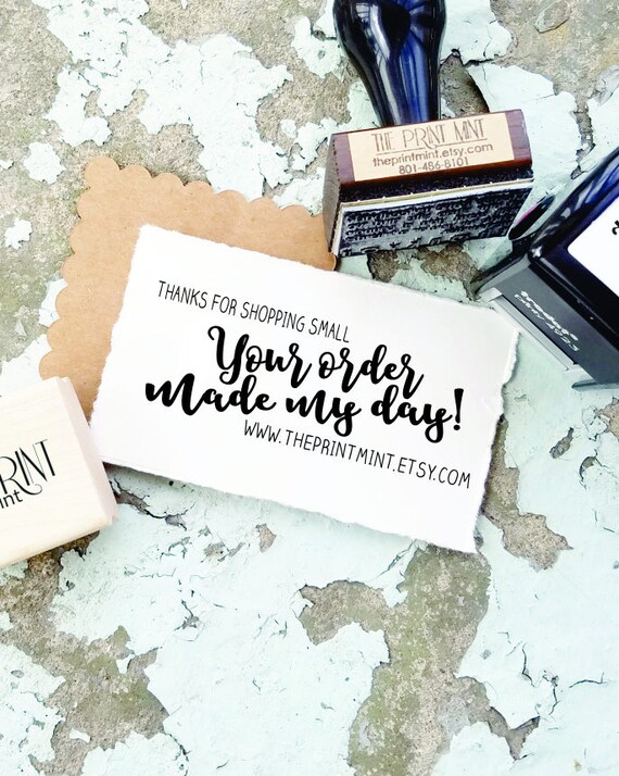 Custom Stamp Small Business Thank You for Your Business