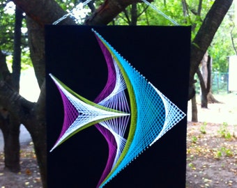 Fish string art | Etsy