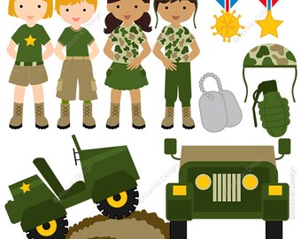 Army clip art | Etsy