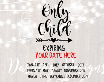 Only child expiring | Etsy