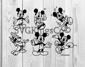 Mickey mouse svg | Etsy