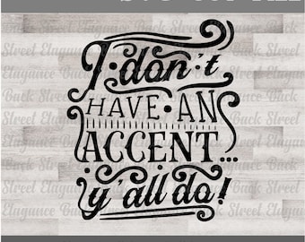 Accent svg | Etsy