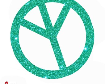 Glitter peace | Etsy
