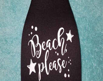 Beach koozie | Etsy