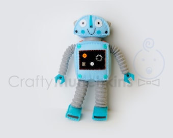 Robot plush | Etsy