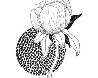 Flower power art | Etsy