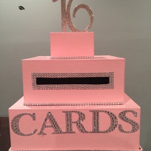 Sweet 16 card box | Etsy
