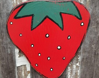 Strawberry cutout | Etsy