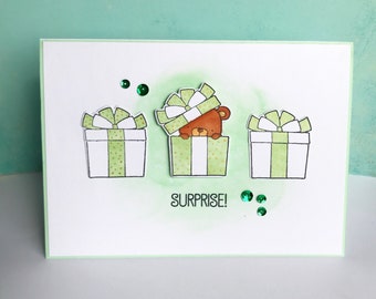 Surprise card | Etsy