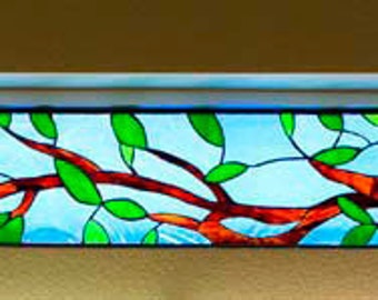 Stained glass trees | Etsy