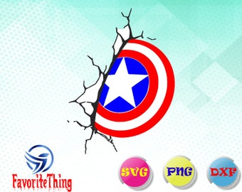 Captain america svg | Etsy