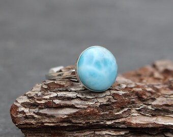 Blue stone ring | Etsy