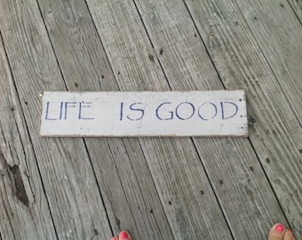 Life is good sign | Etsy