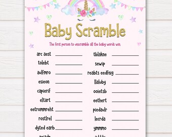 Unicornio baby shower | Etsy