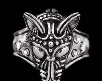 Viking Dragon Ring sterling silver