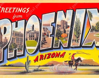 Arizona postcard | Etsy
