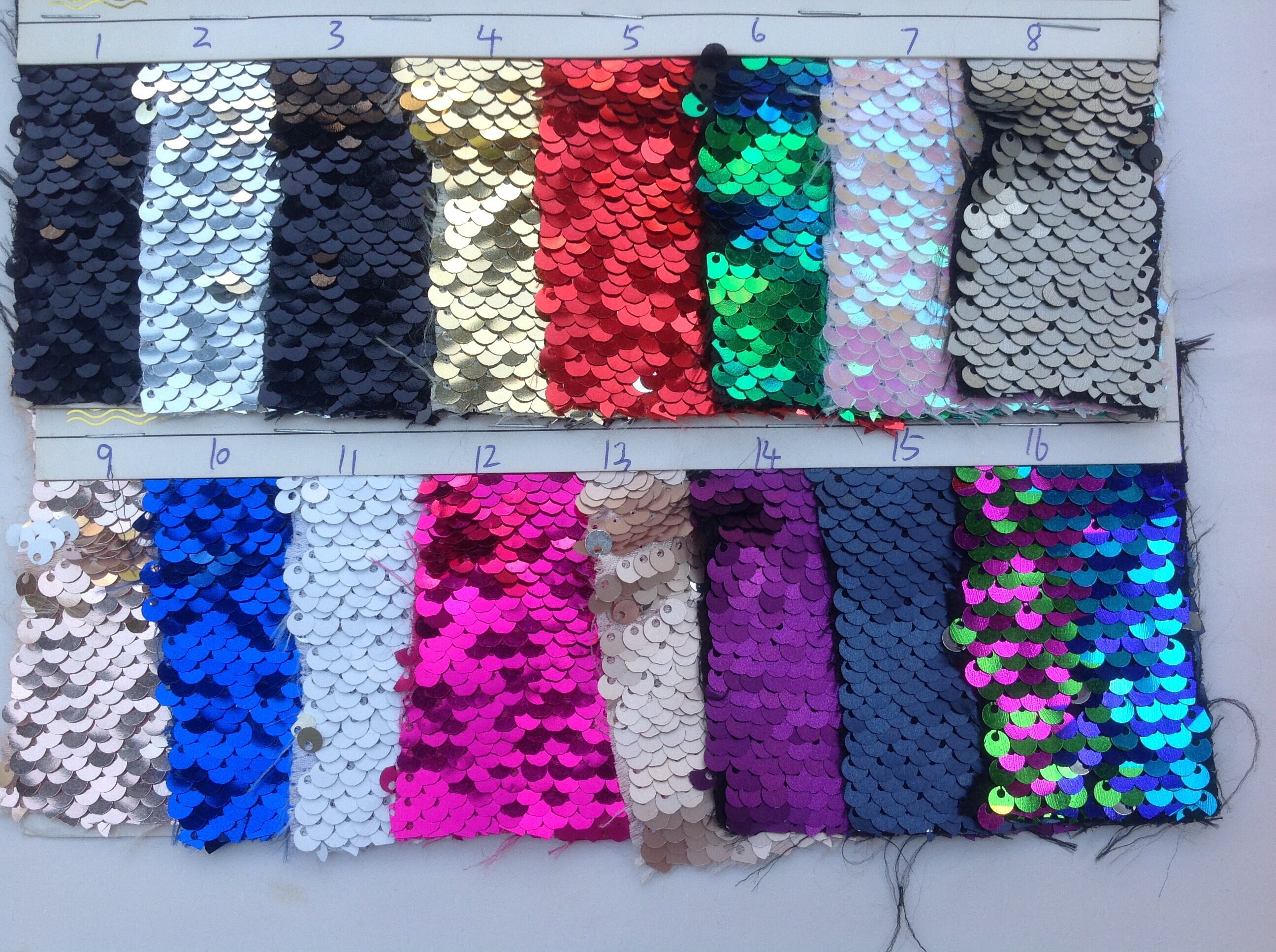 1 Yard Flip Sequin Fabric Reversible Sequin Fabrictwo Tone