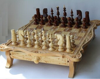 Jeu d'échecs russe | Etsy