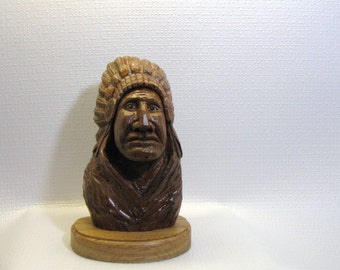 Indian bust | Etsy