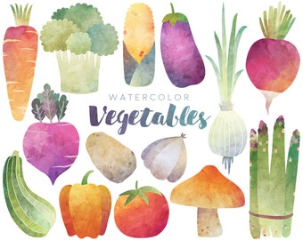 Cute vegetable clipart Veggie clipart 15063