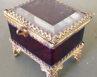 Antique jewelry box | Etsy